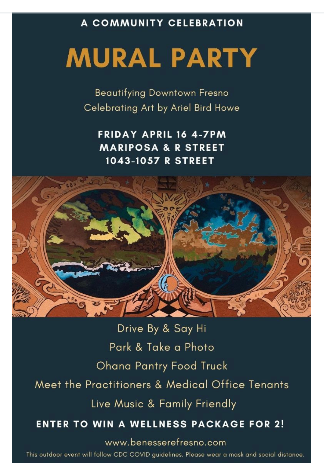 Mural Celebration Party | Elena Perez Licensed Acupuncturist